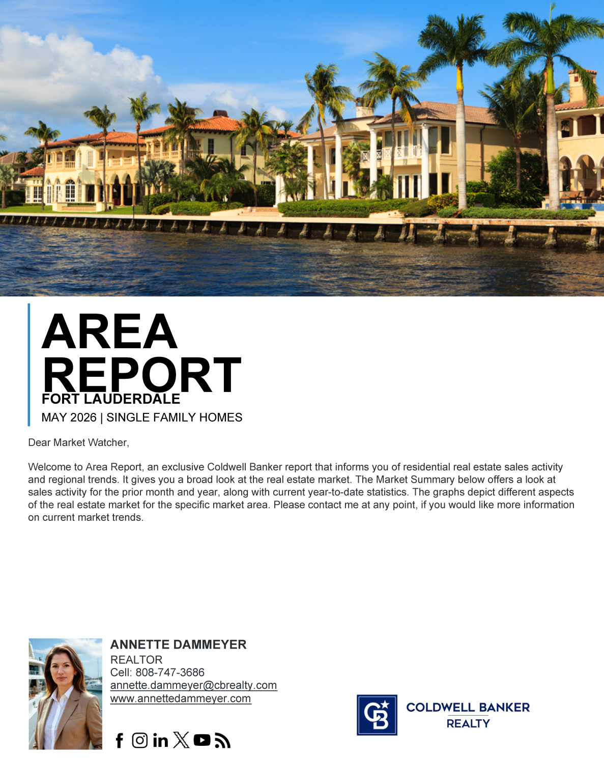 Fort Lauderdale May 2026 Area Report • Annette Dammeyer